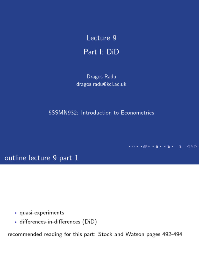5ssmn932 Lecture9 2021 22 Part1-2 | PDF | Regression Analysis | Statistical Analysis