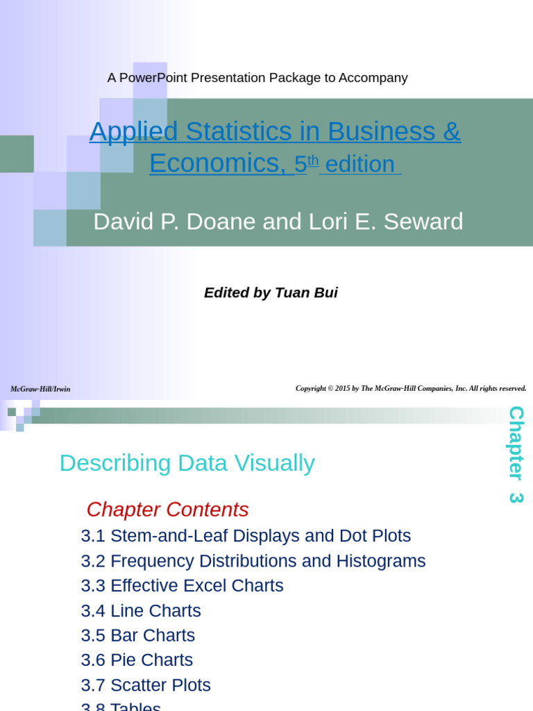 Chap003 - Vizualize & Describe Data | PDF | Histogram | Logarithm