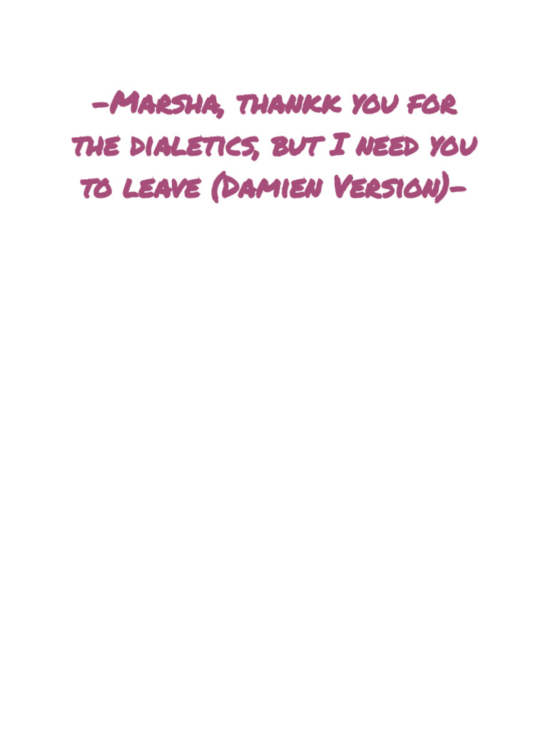 DND Damien Therapy Sessions | PDF