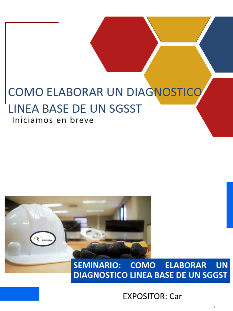 Diagnóstico Línea Base SGSST: Guía Práctica | PDF | Seguridad y salud ...