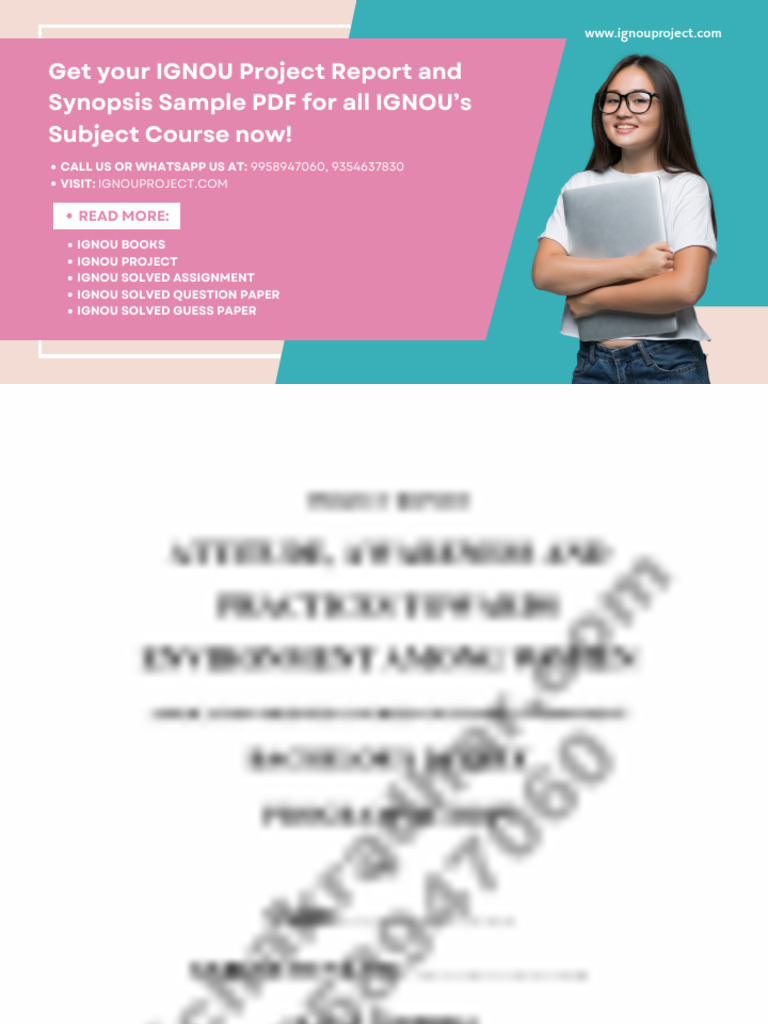IGNOU Project Report & Synopsis Guide | PDF