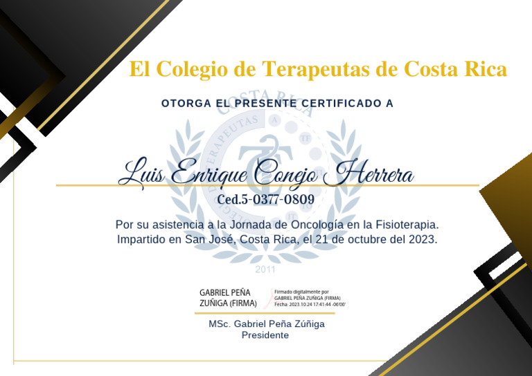 Luis Enrique Conejo Herrera | PDF