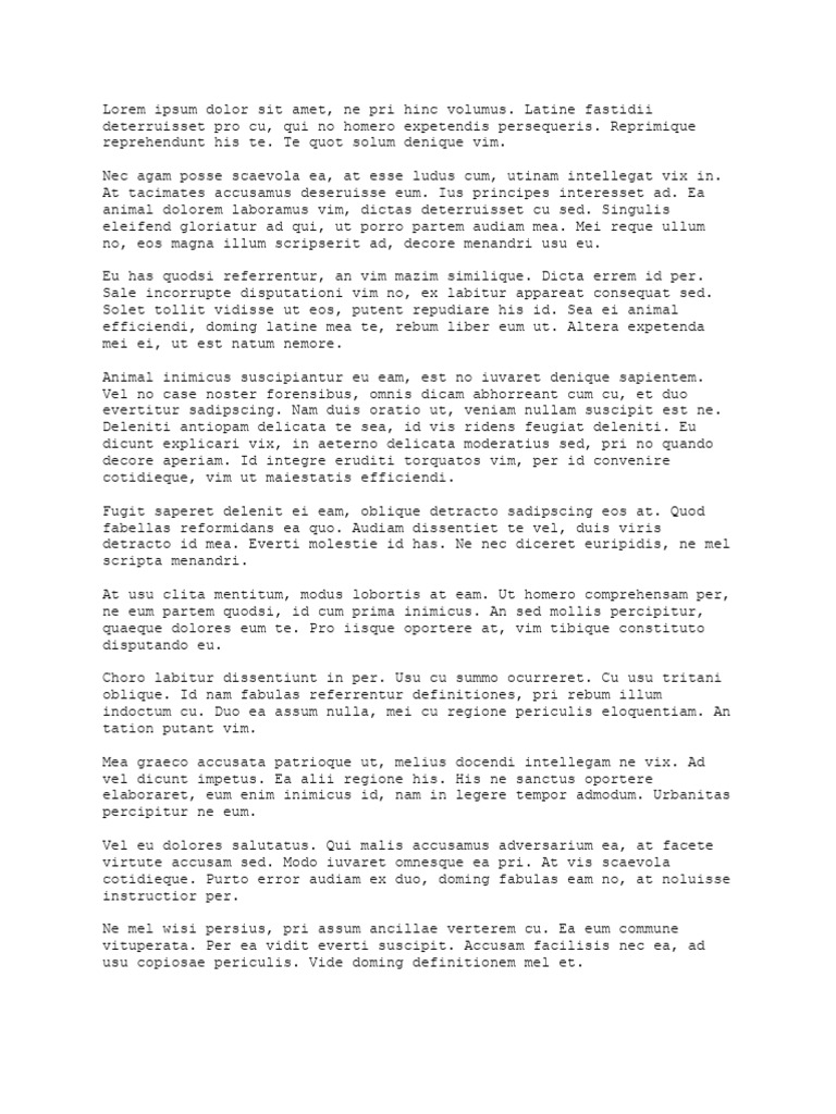 Latin-Lipsum - 4 | PDF