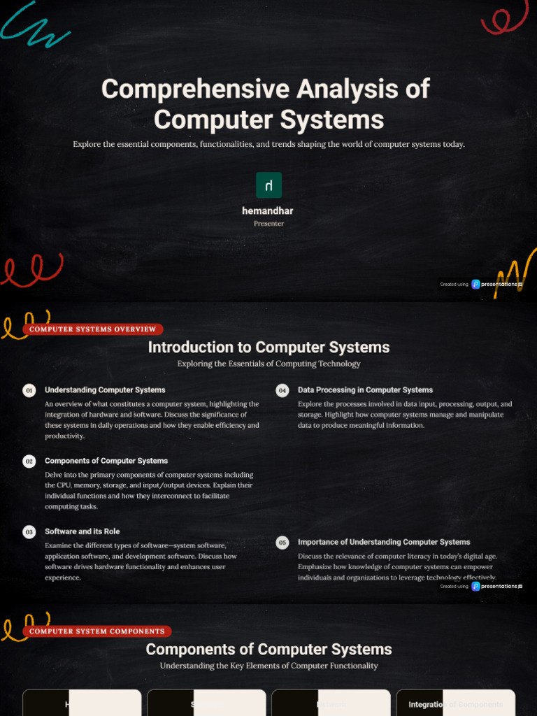 Comprehensive Analysis of Computer Systems | PDF