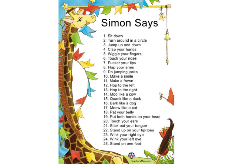 Simon Says!!! | PDF