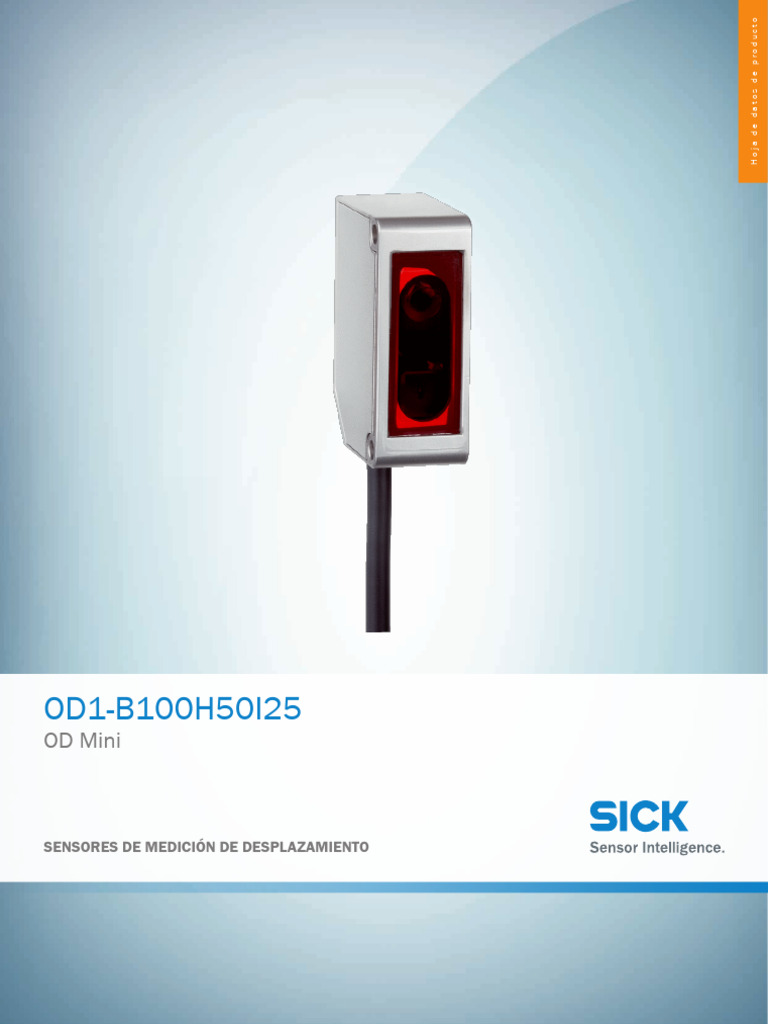 Sensor de Desplazamiento OD Mini SICK | PDF | Ingenieria Eléctrica