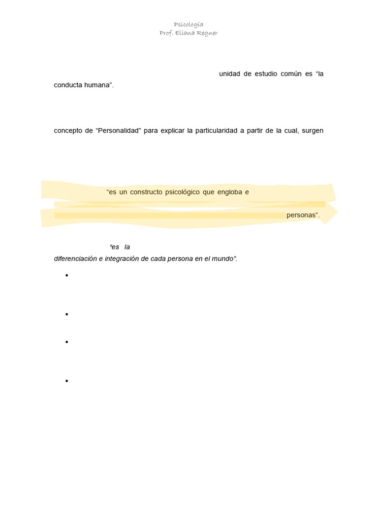 Texto Personalidad Aportes Labaké | PDF | Sicología | Comportamiento