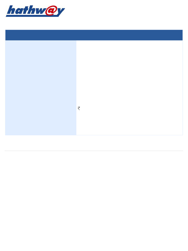 Hathway Cable & Datacom LTD.: Receipt Number | PDF