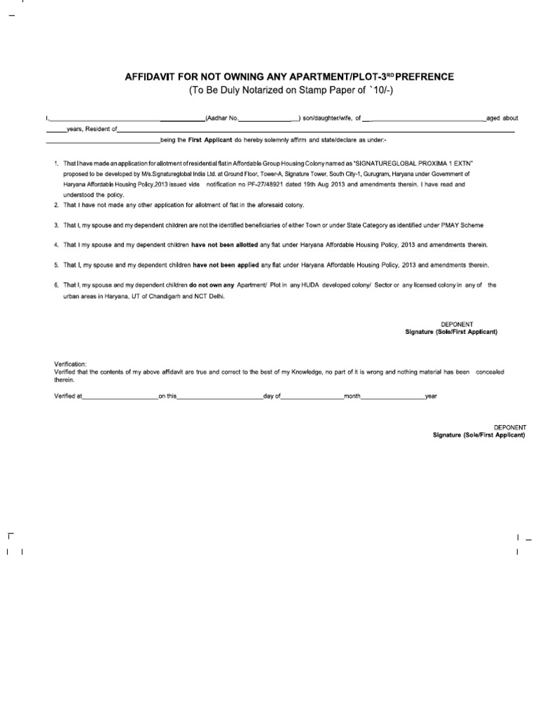Affidavit | PDF