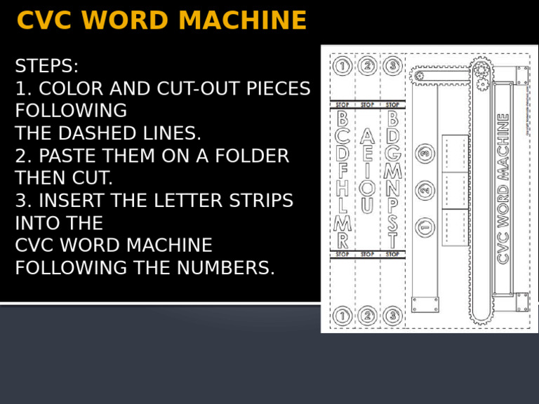 CVC Word Machine | PDF