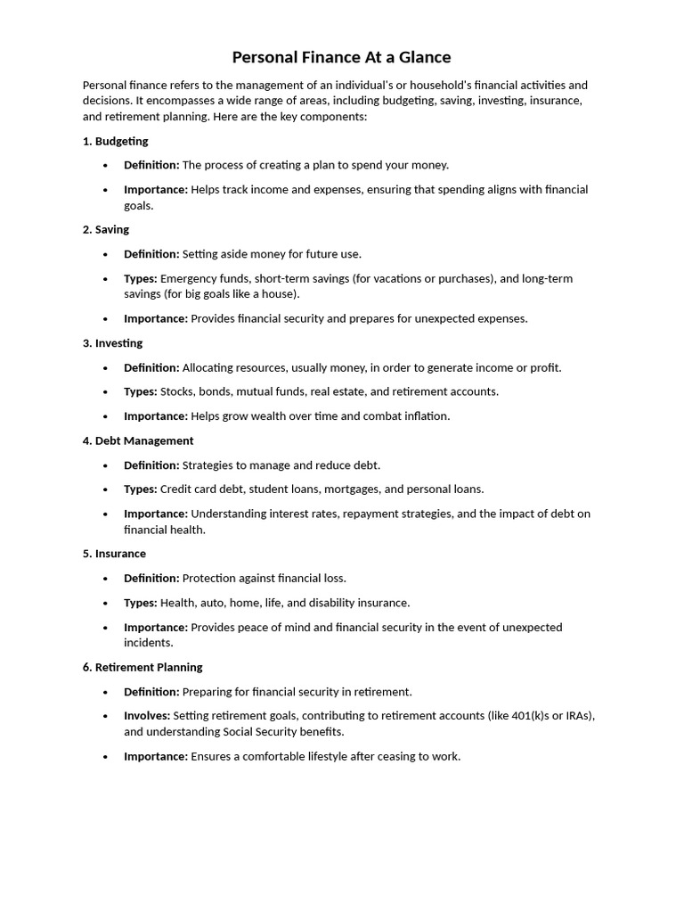 Personal Finance | PDF | Investment Fund | Investing