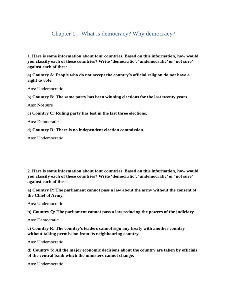 9th Civics 1 | PDF | Democracy | Political Ideologies