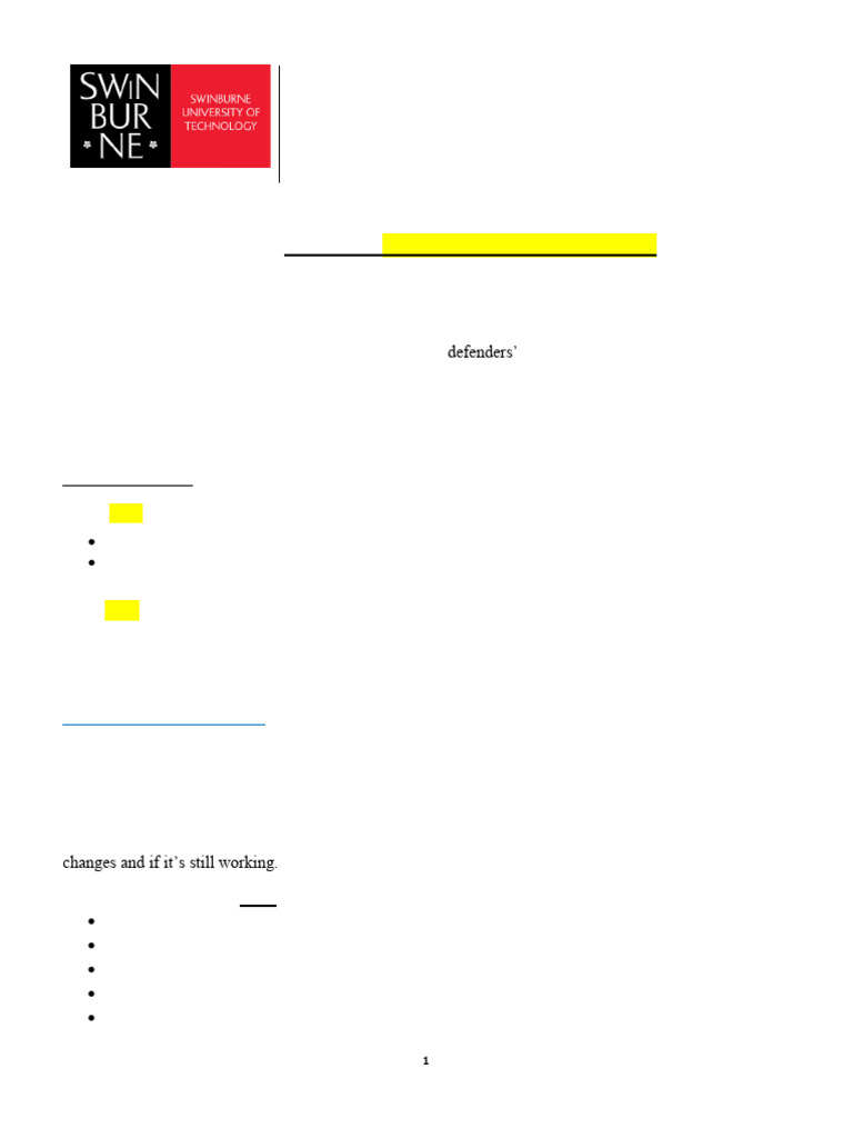 COS30015 IT Security Assignment 2 | PDF | Computer Security | Security