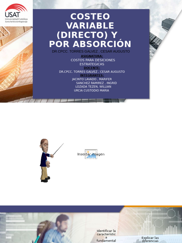 Costeo Variable y Por Absorción | PDF | Economias