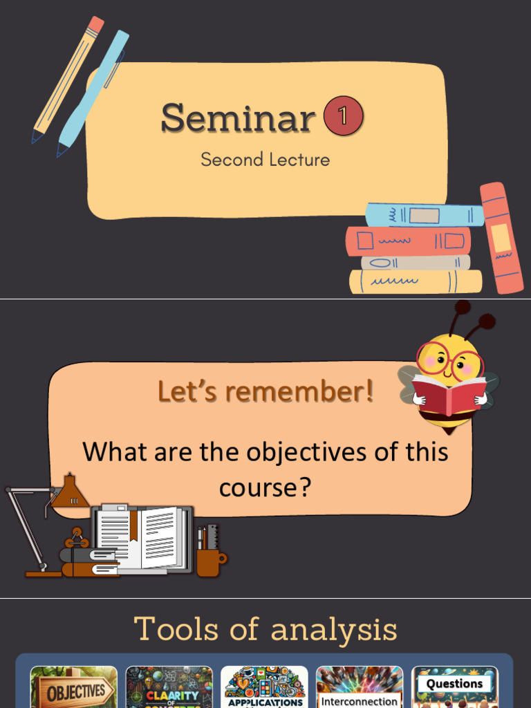 Course Objectives and Analysis Tools | PDF