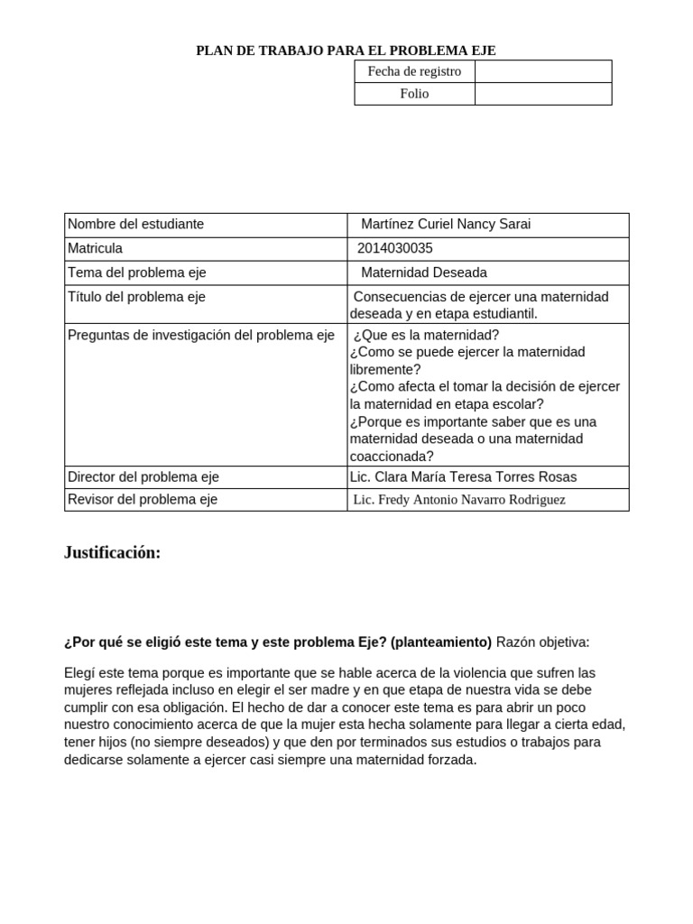 Formato Del Plan de Trabajo Sara | PDF