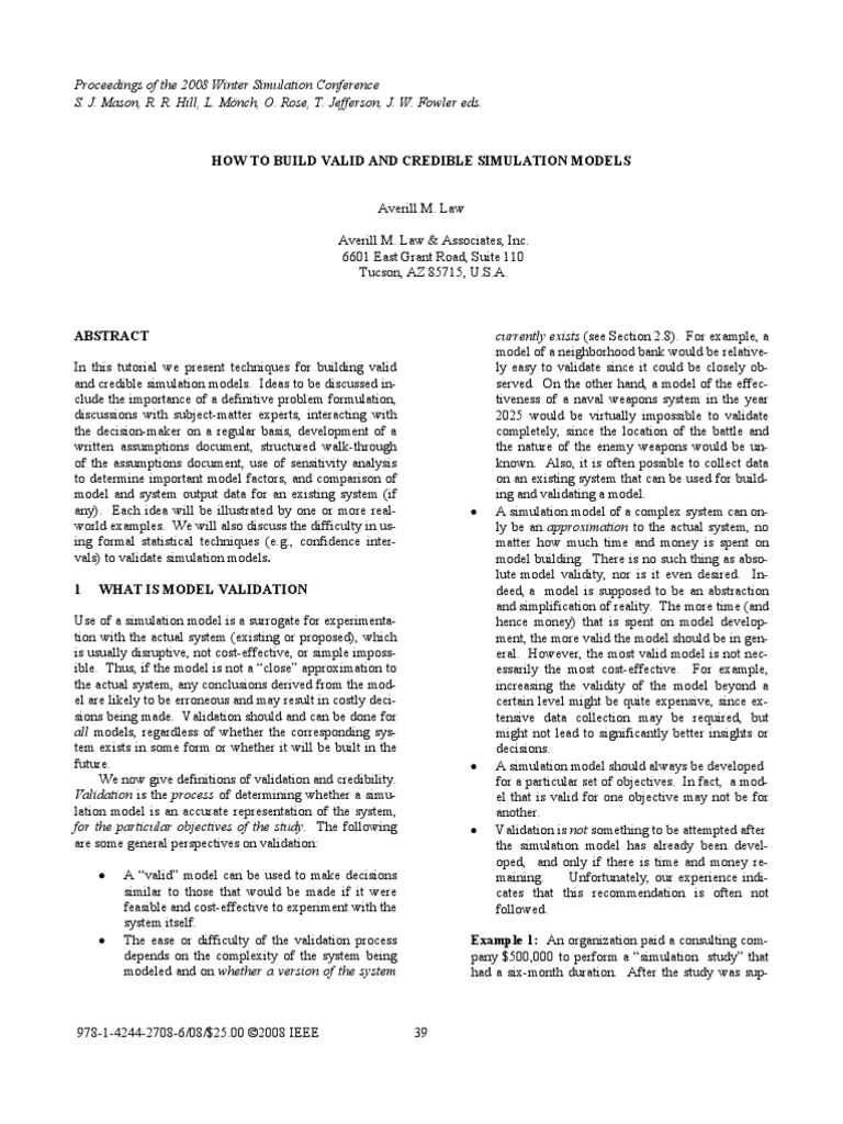 11 Credible Valid Models | PDF | Conceptual Model | Statistics