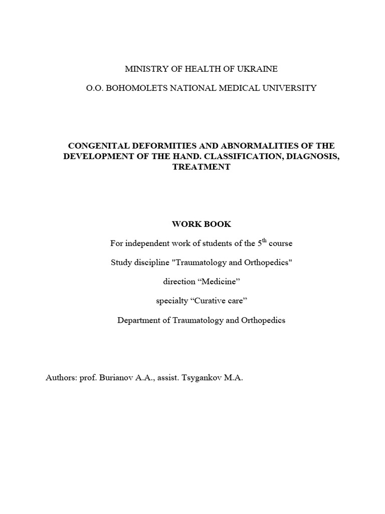 Anomalies of Arms and Legs. | PDF | Finger | Hand