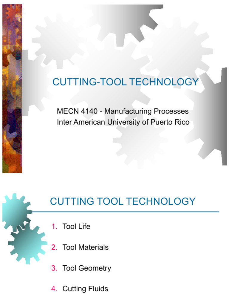 7 - Cutting-Tool - Compatibility Mode | PDF | Steel | Metalworking