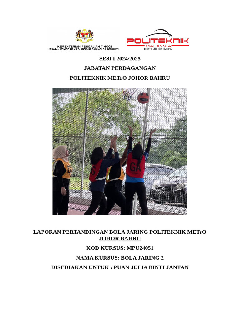 Laporan Netball Sem2 | PDF