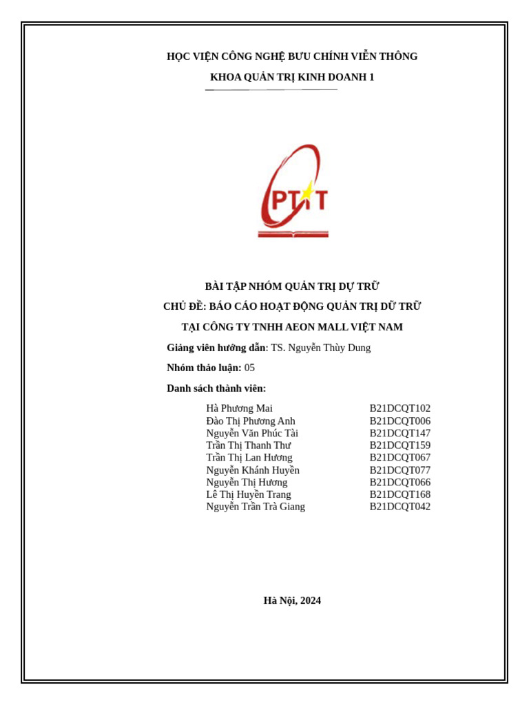 Nhóm 5 - QTDT | PDF