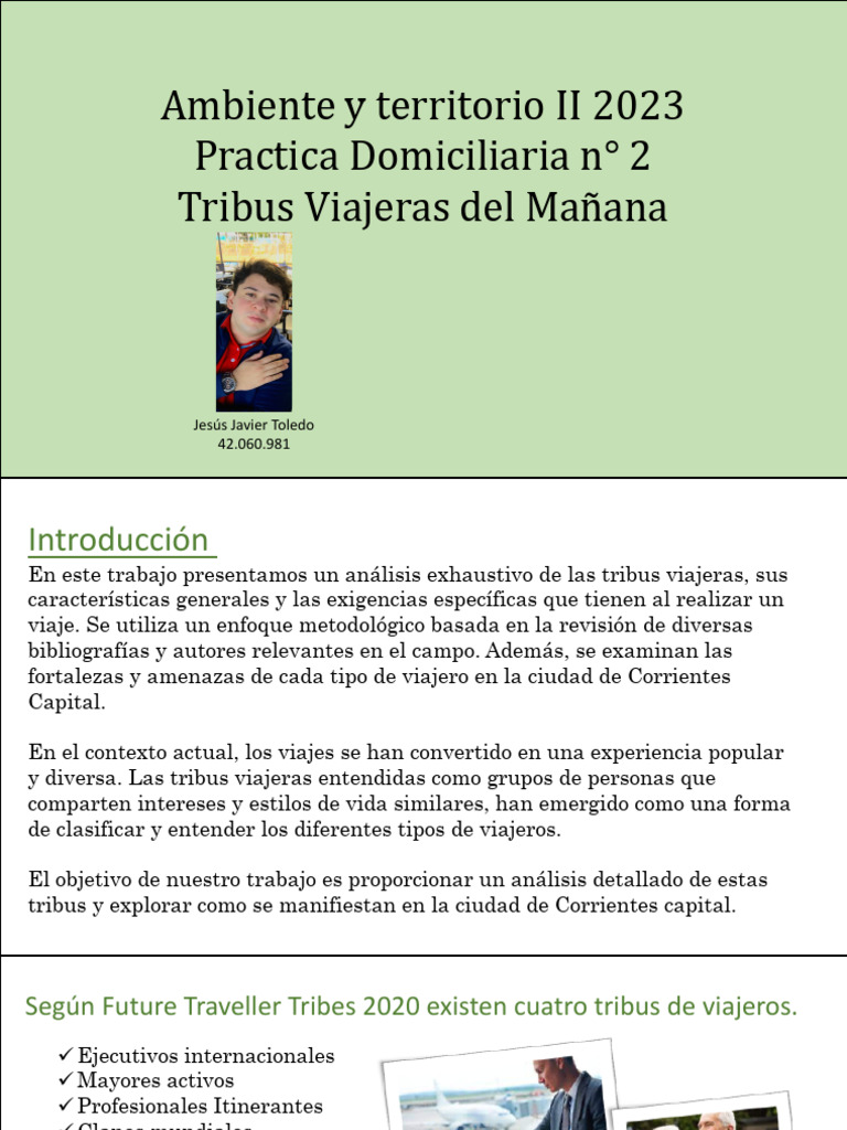 TP Tribus Viajeras JESUS | PDF | Vejez | Transporte