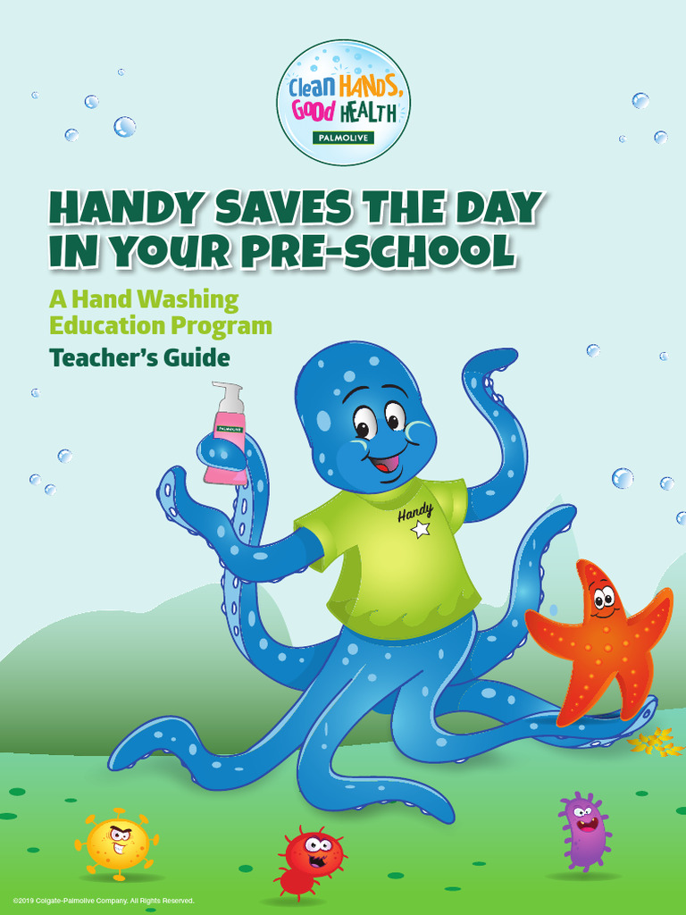 Handy the Octopus Teaches Hygiene | PDF | Hand Washing | Hygiene