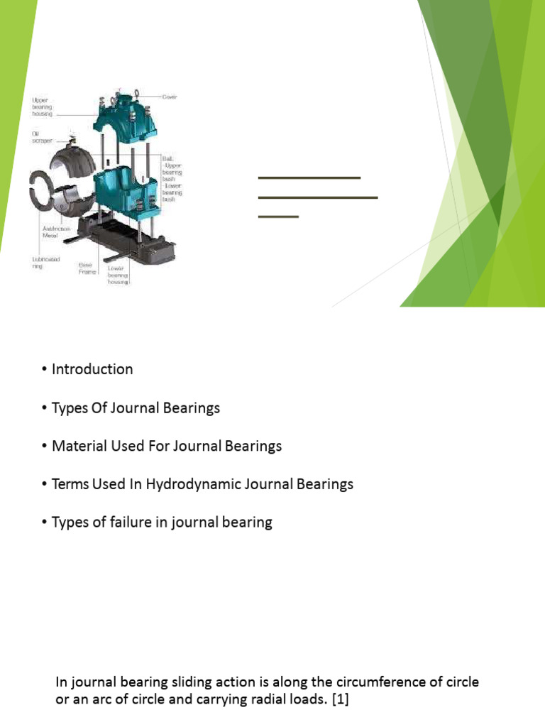 Journal Bearing Failures Explained | PDF | Bearing (Mechanical) | Corrosion