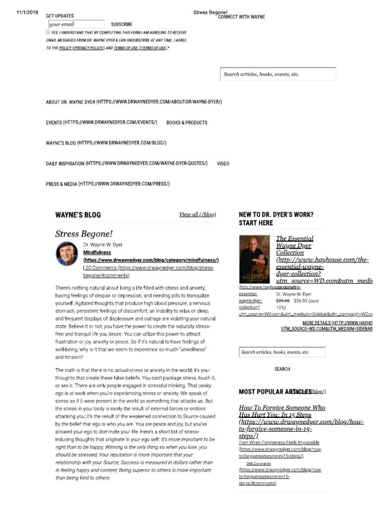 Stress Begone! | PDF