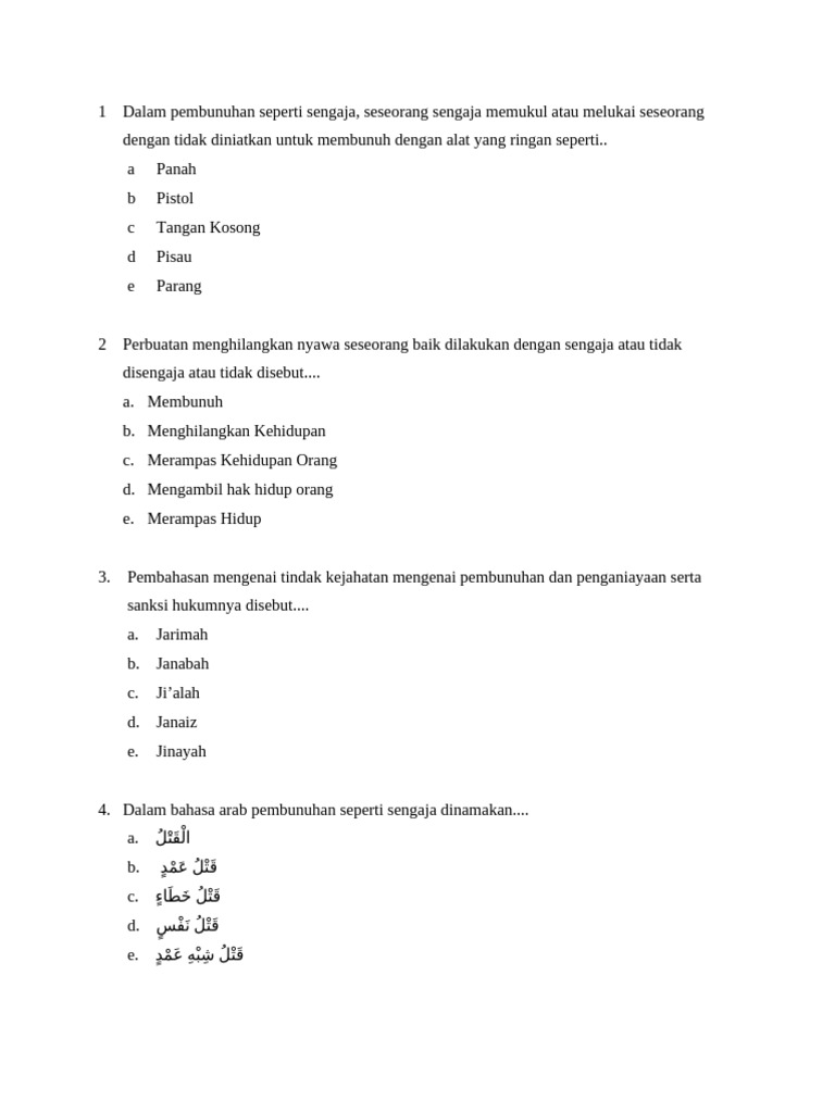 Soal PTS Fiqih XI | PDF