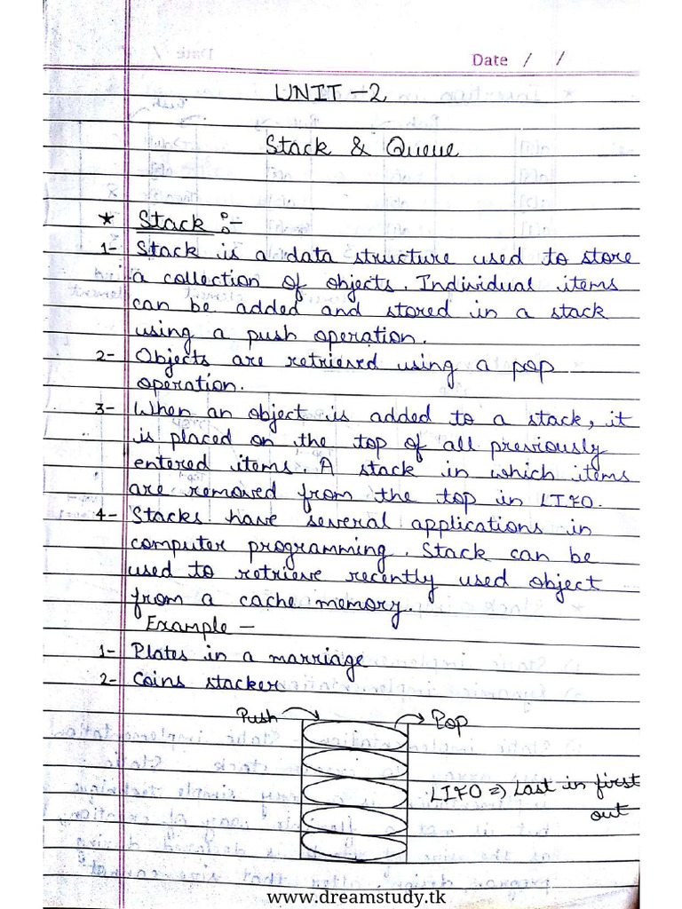 Data Structure (Unit 2) | PDF