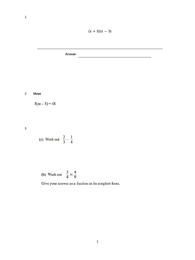 Mid-Term Revision | PDF