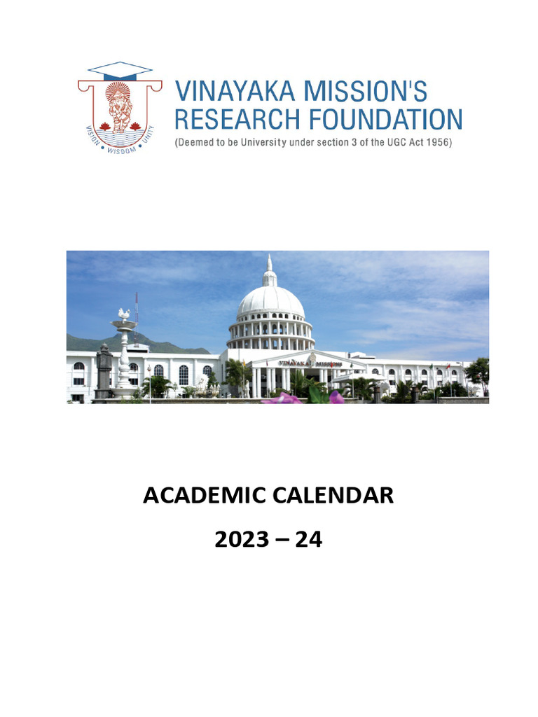 Academic Calendar 2023-24 Overview | PDF | Academic Term | Academia