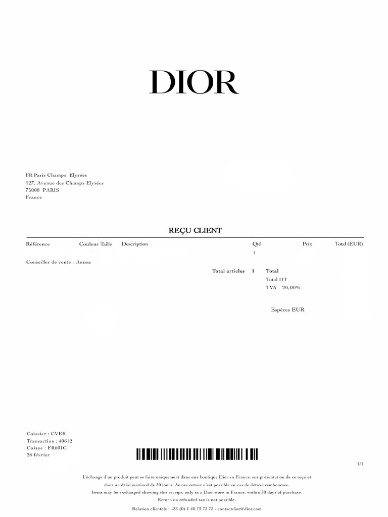 Dior Copie | PDF