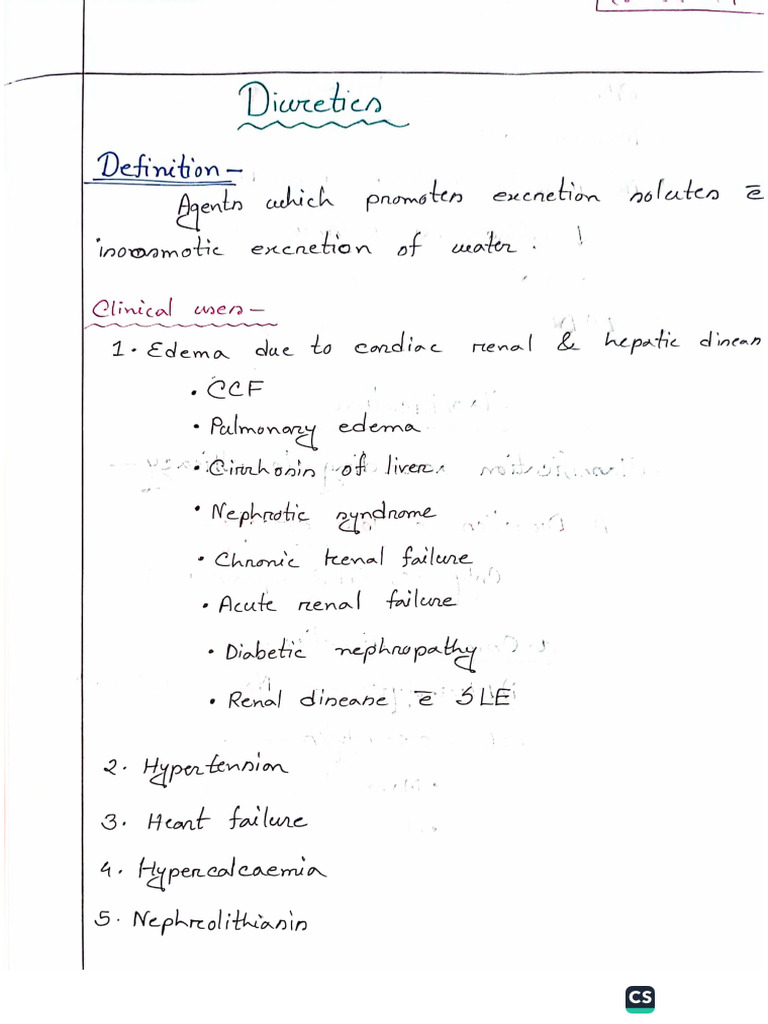 Diuretic | PDF