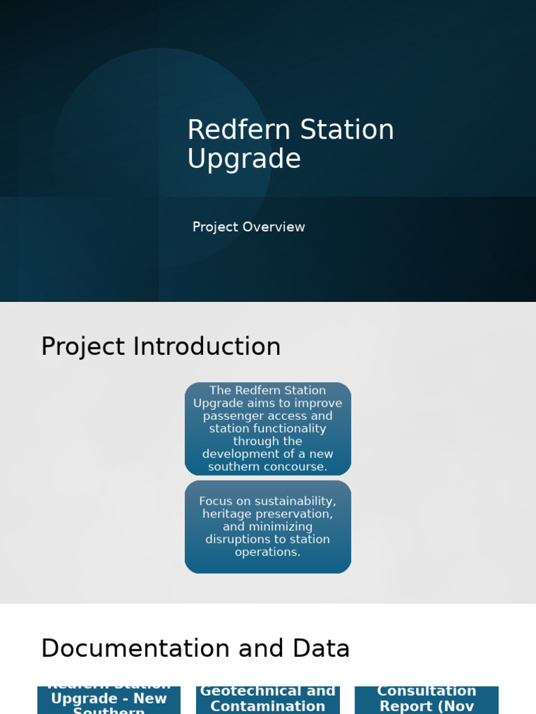 Redfern Station Upgrade | PDF | Sustainability | Sustainable Design