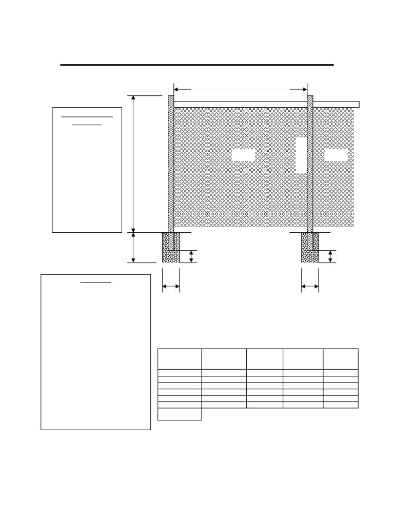 Chainlink Fence Design Specifications | PDF