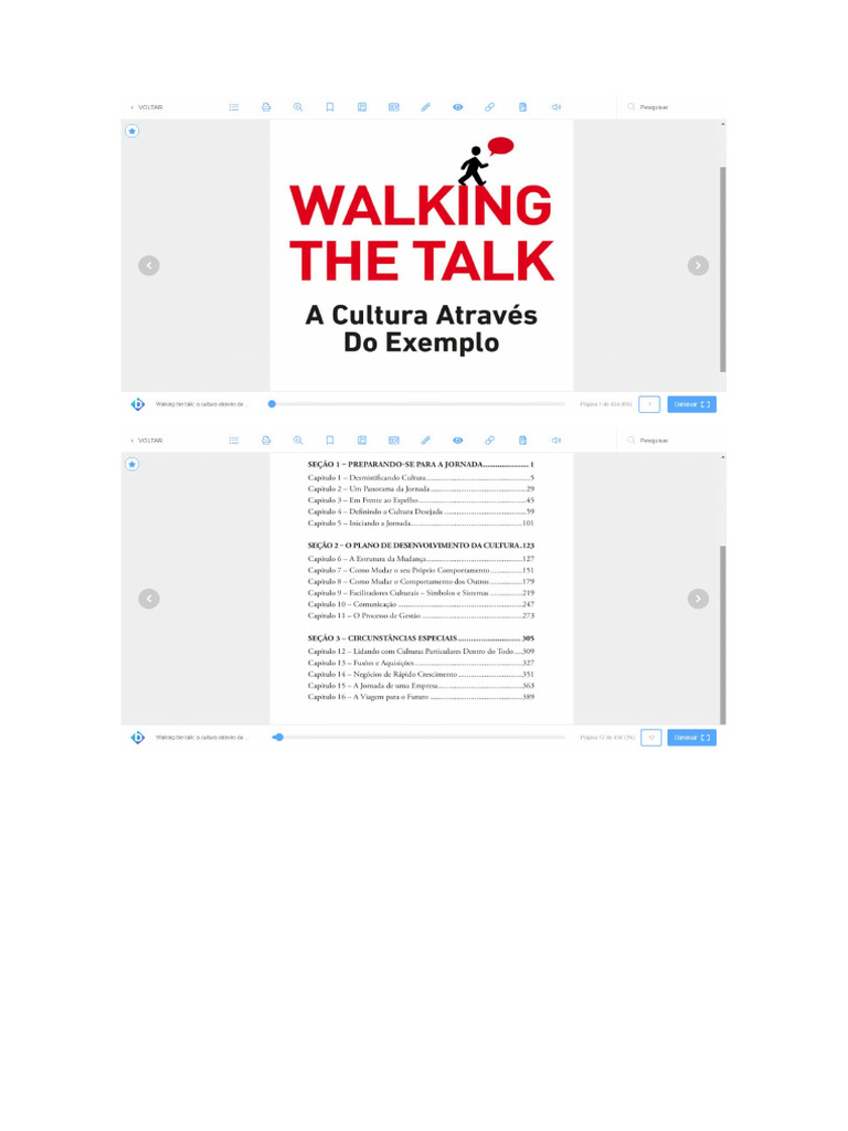 Conteúdo - Walking The Talk - Cultura Através Do Exemplo | PDF