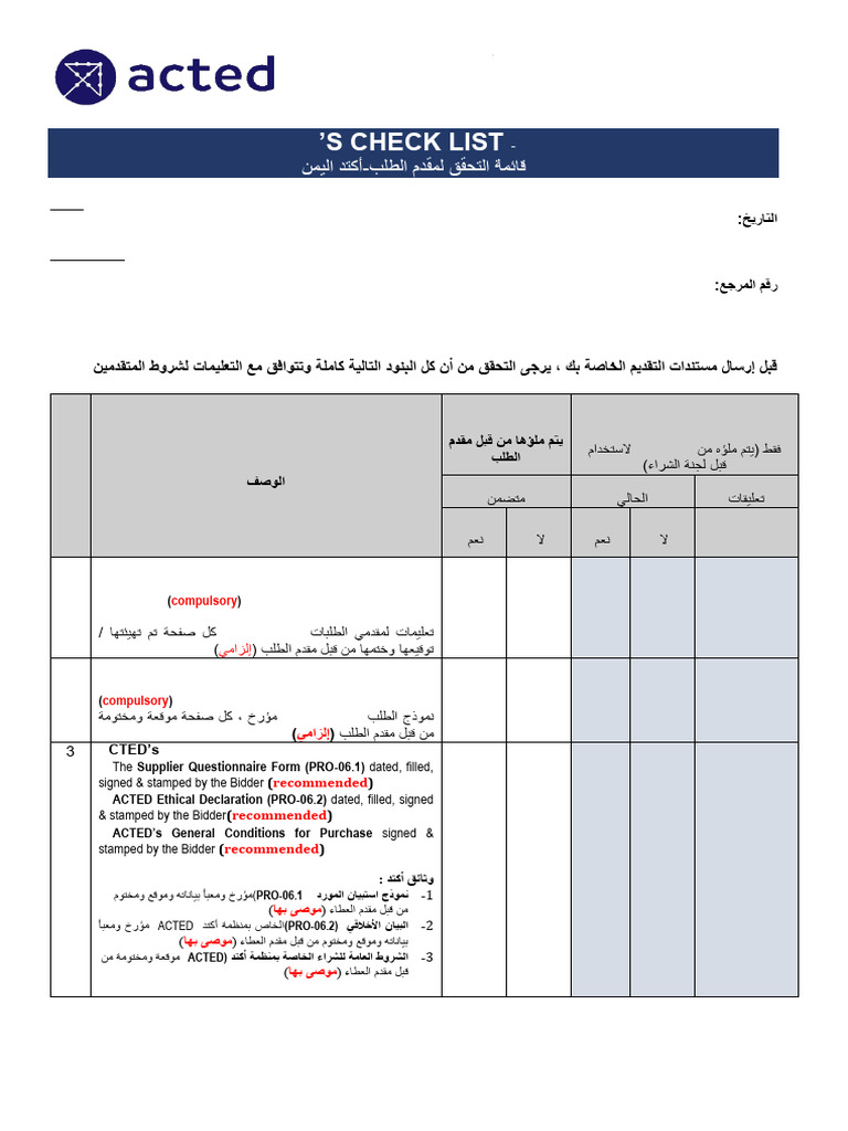 04 Pro 06.7 Applicant Checklist Wash Rehab North App | PDF