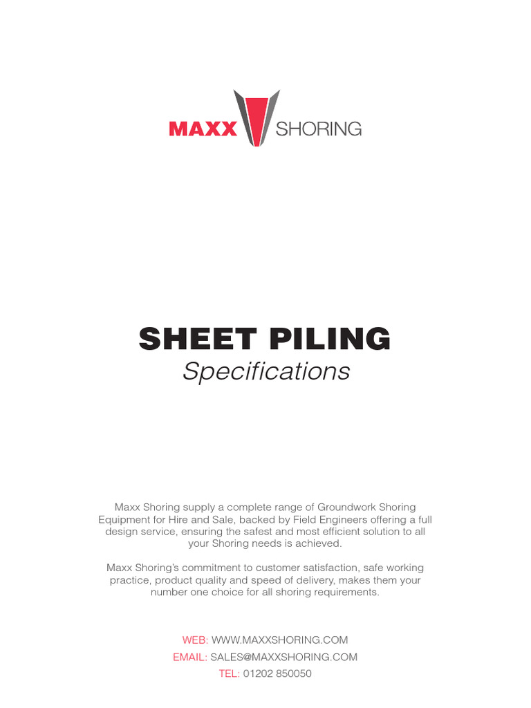 Maxx Shoring Equipment Overview | PDF | Civil Engineering