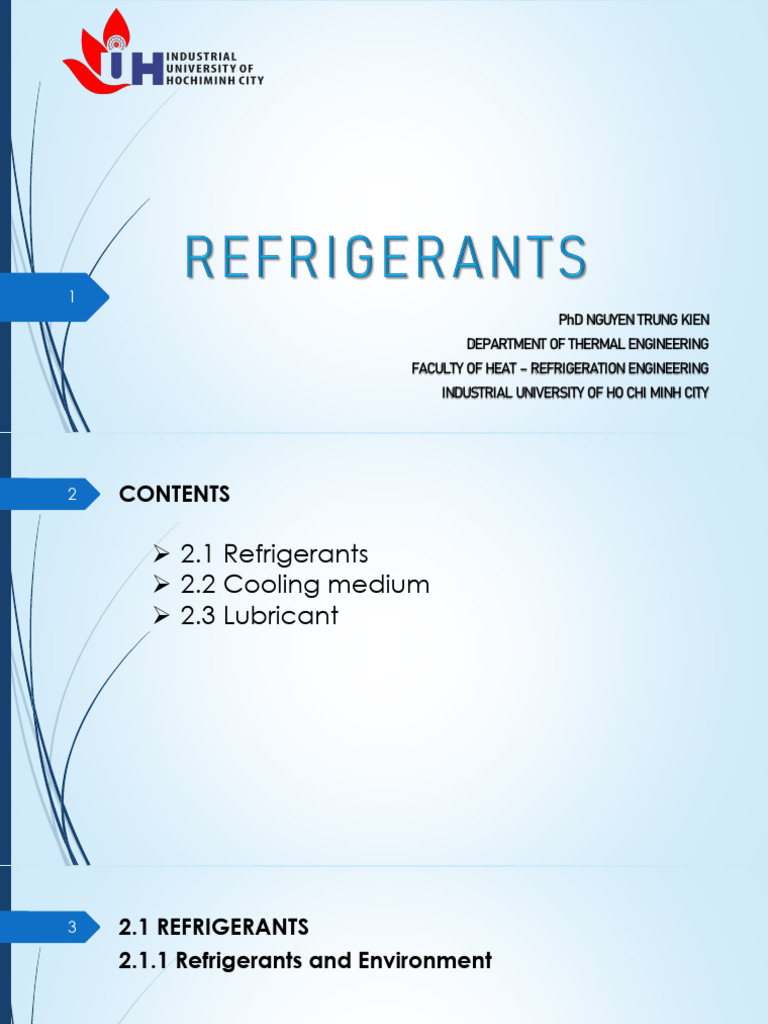 Chapter 2 - Refrigerants | PDF | Chlorofluorocarbon | Chemical Process Engineering