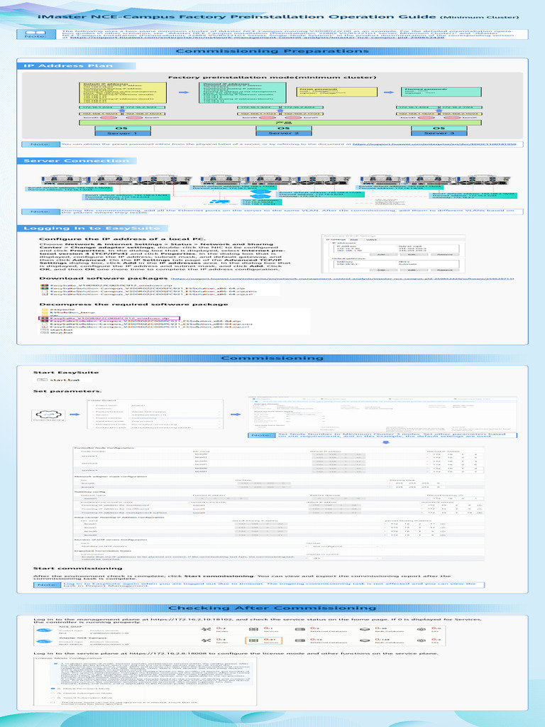 Imaster NCE Installation Guidemain-Content | PDF | Ip Address | Computer Network