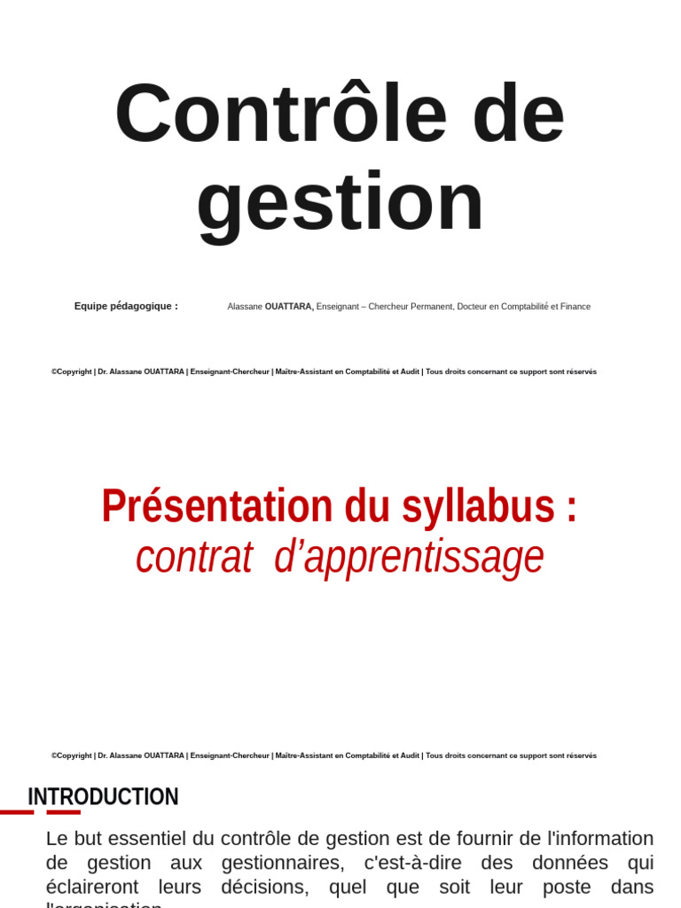 Module 0. Introductif - PPSX | PDF | Audit | Économie d'entreprise
