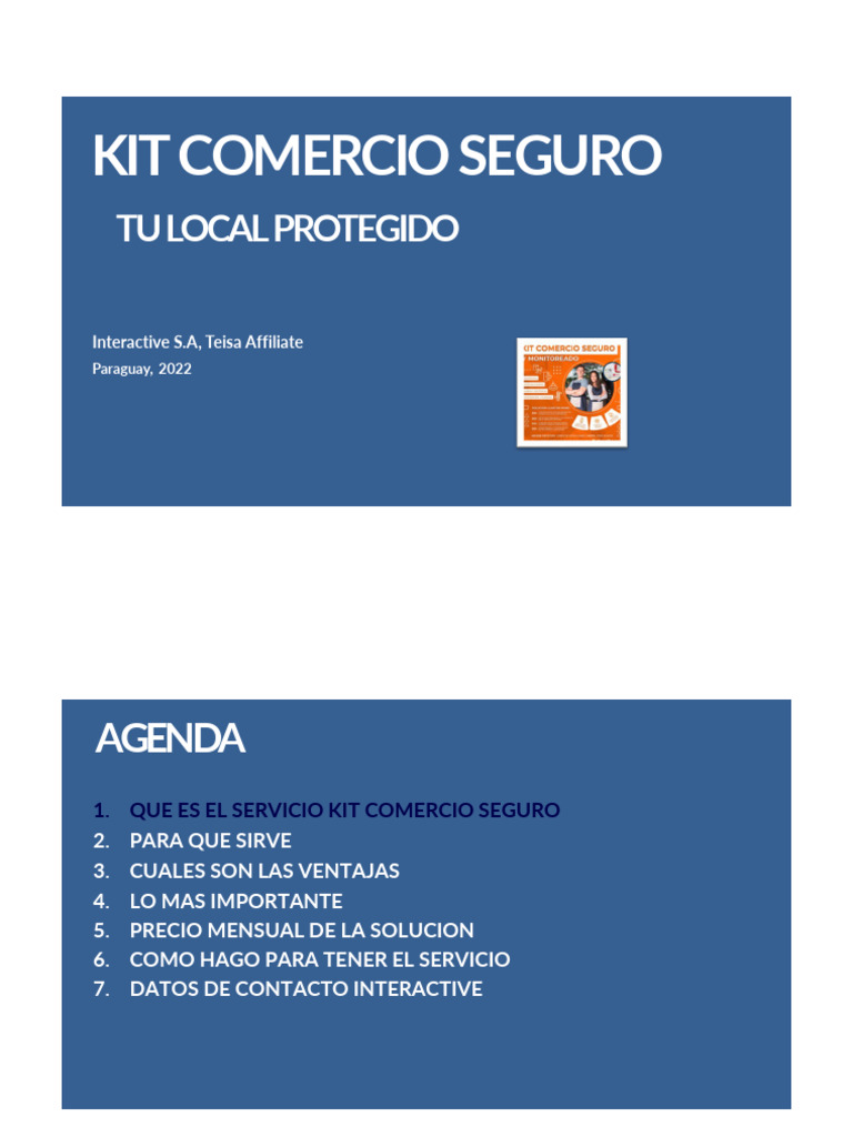 Webinar Kit Comercio Seguro | PDF | Informática | Industrias de servicio