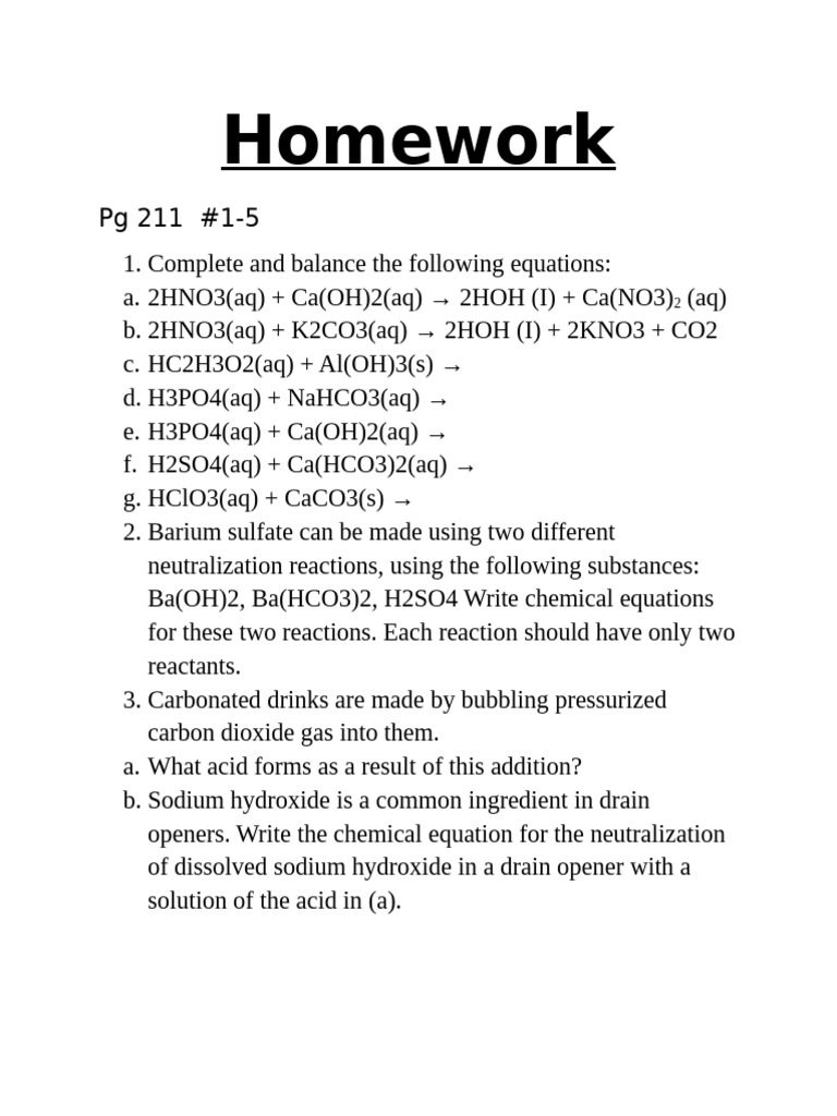 Homework 1 | PDF