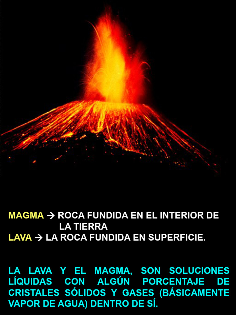 8 - Rocas Igneas | PDF | Roca ígnea | Volcán