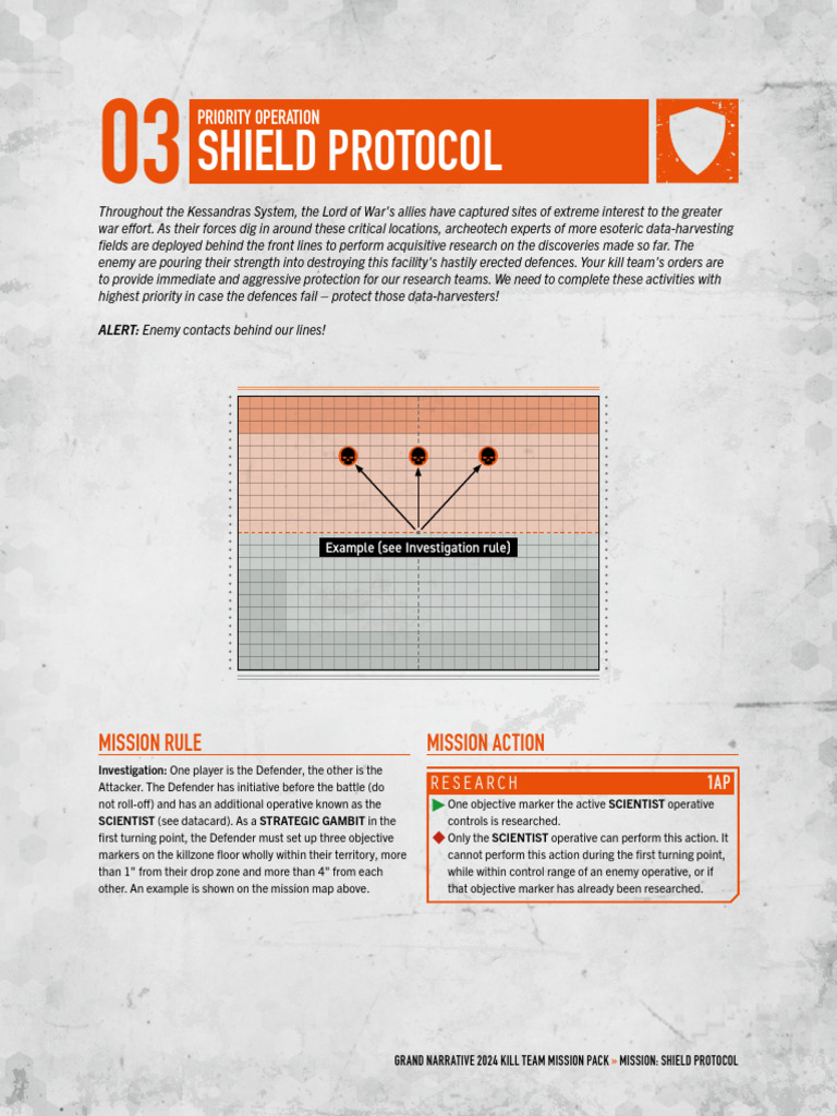 Grand Narrative Mission Pack Shield Protocol B | PDF | International Security | International ...