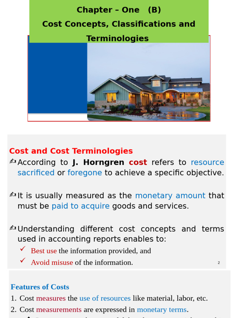 Understanding Cost Concepts in Accounting | PDF | Cost | Expense
