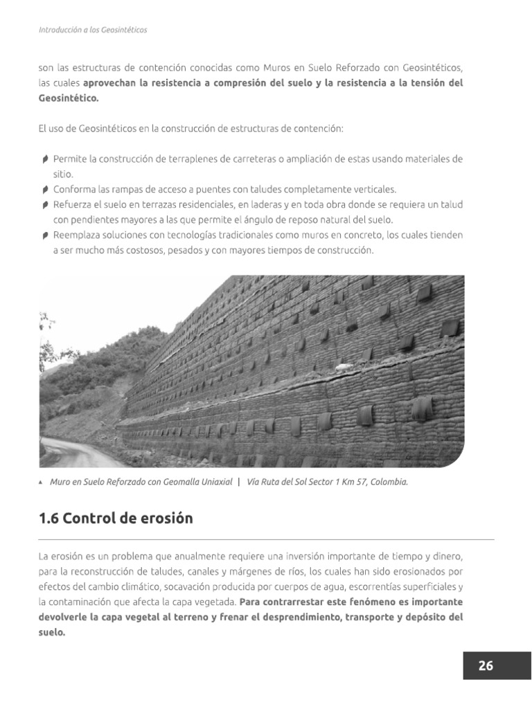 B° Estr Cont Muros en Suelo Ref C Geosit | PDF