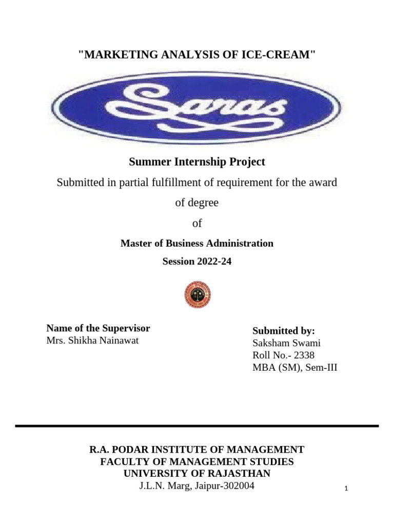 SIP Saksham | PDF | Sampling (Statistics) | Survey Methodology